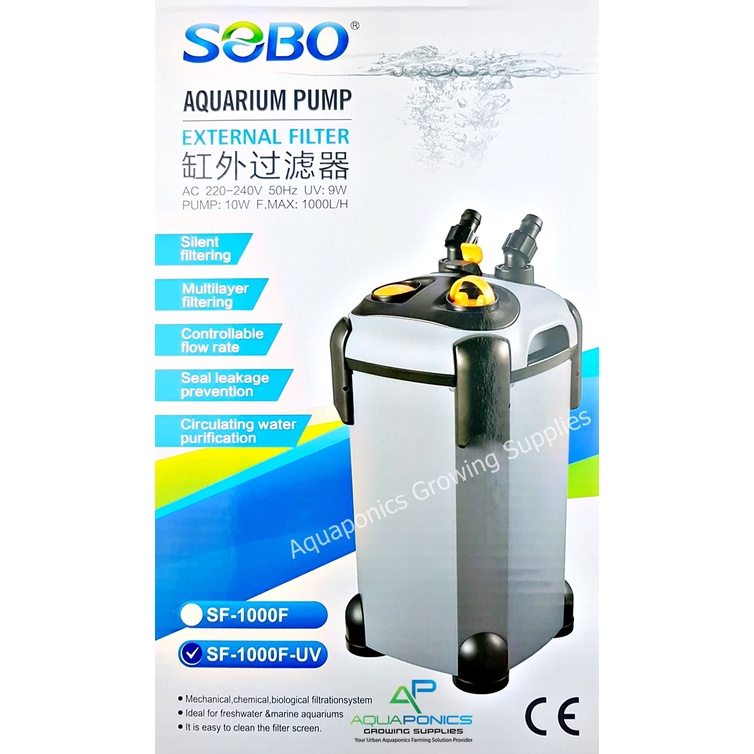 [Original] SOBO Canister External Filter / UV with Aquarium Pump SF-650F SF-850F SF-1000F SF ...