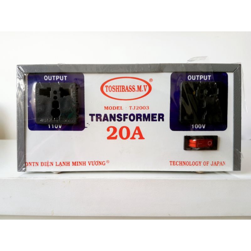 20a transformer, transformer - converts 220v to 100v, 110v, capacity ...