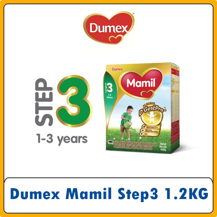 Dumex Mamil Step3 1.2KG Formula Milk Powder -Susu Bayi | Shopee Malaysia