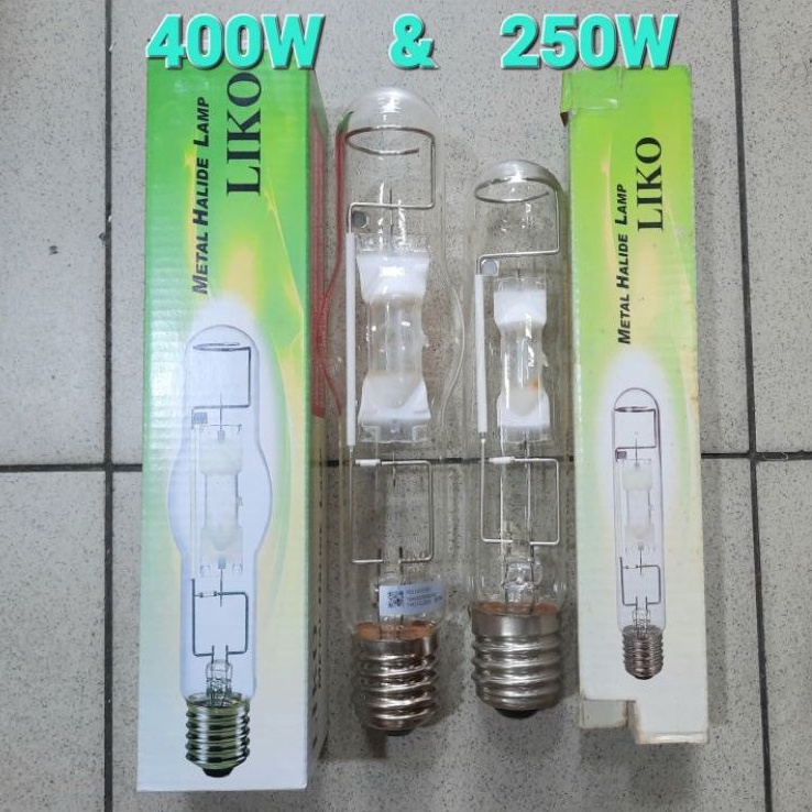 *READY STOCK* LIKO 250W 400W E40 METAL HALIDE TUBE DAYLIGHT | Shopee ...