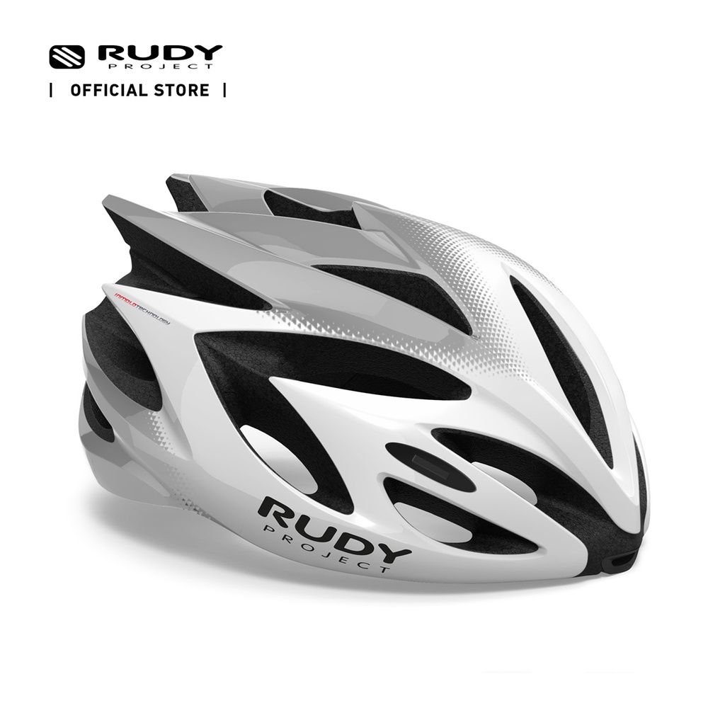Rudy Project Rush Helmet White - Silver (Shiny) | Shopee Malaysia