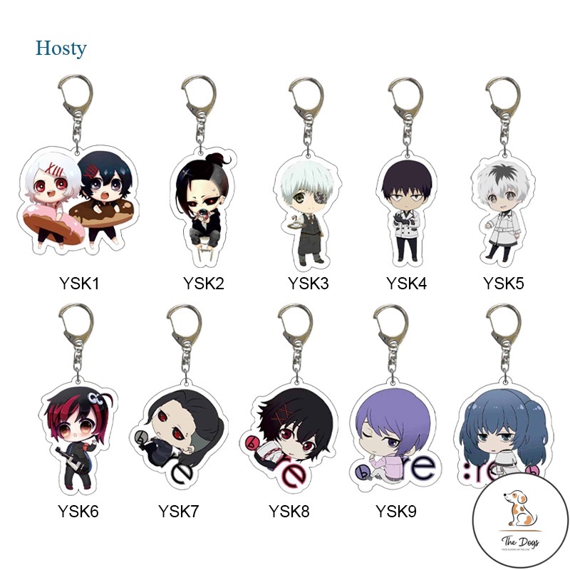 DC Hosty Tokyo Ghoul Q Version Cosplay Character Keychain Sasaki Haise ...