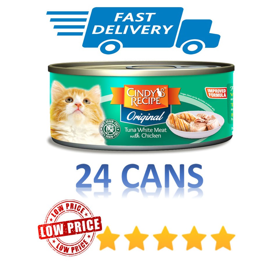 Cindy Original Tuna With Chicken 80g x24 | Shopee Malaysia
