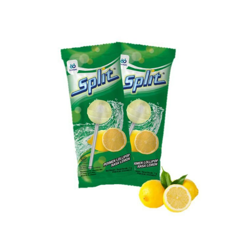 Split lollipops | Old school Split candy with lemon flavor | Shopee ...