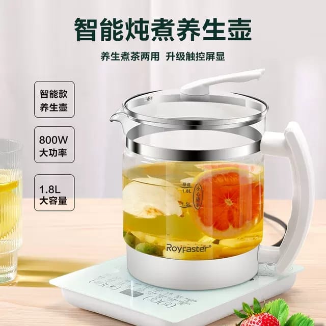 Multifunction Healthpot 1.8L Glass Health Pot Electric Kettle Kitchen Soup Cooker 养生壶 | Shopee ...