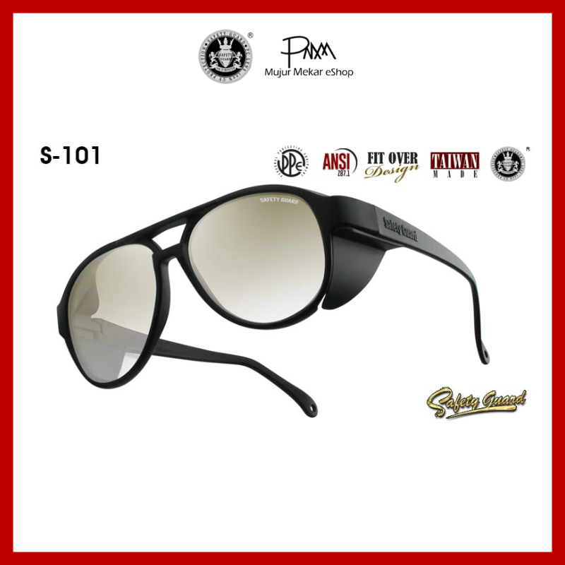 SAFETY GUARD [SIRIM] SAFETY GLASSES/ EYE PROTECTION (S-101) - FIT OVER ...