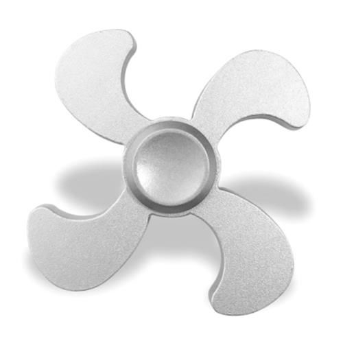 STRESS RELIEF TOY EDC METAL FIDGET SPINNER (SILVER) | Shopee Malaysia