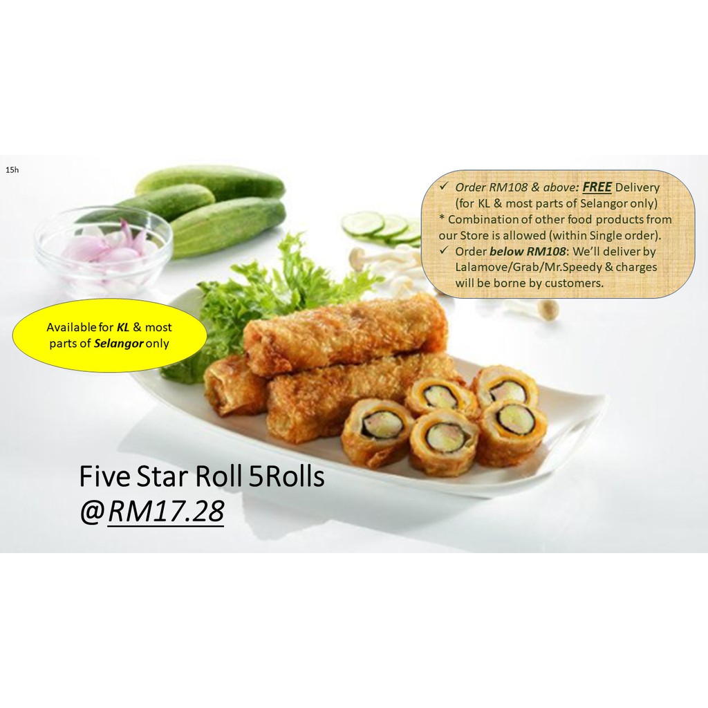 Five Star Roll (5pcs) | Shopee Malaysia