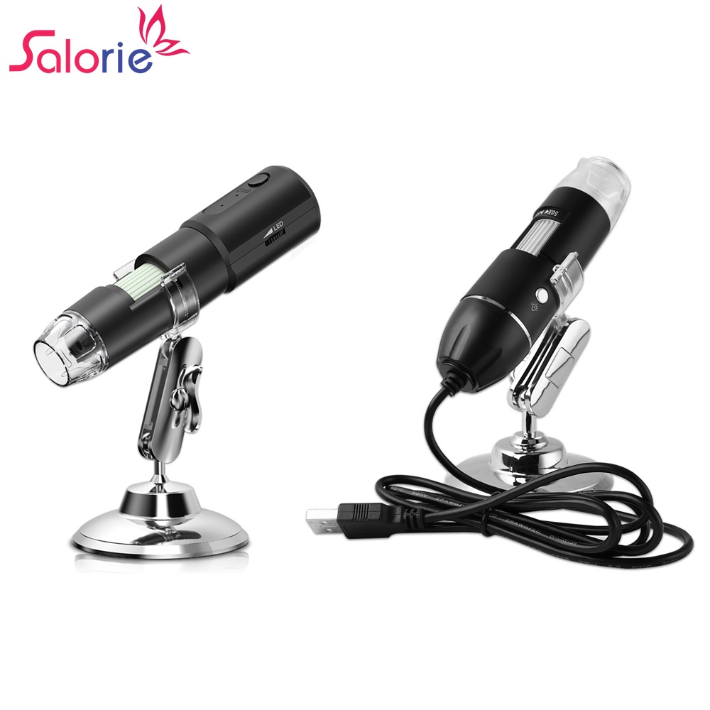 Salorie Portable Zoom Microscope 1000/1600X Digital Microscope Camera ...