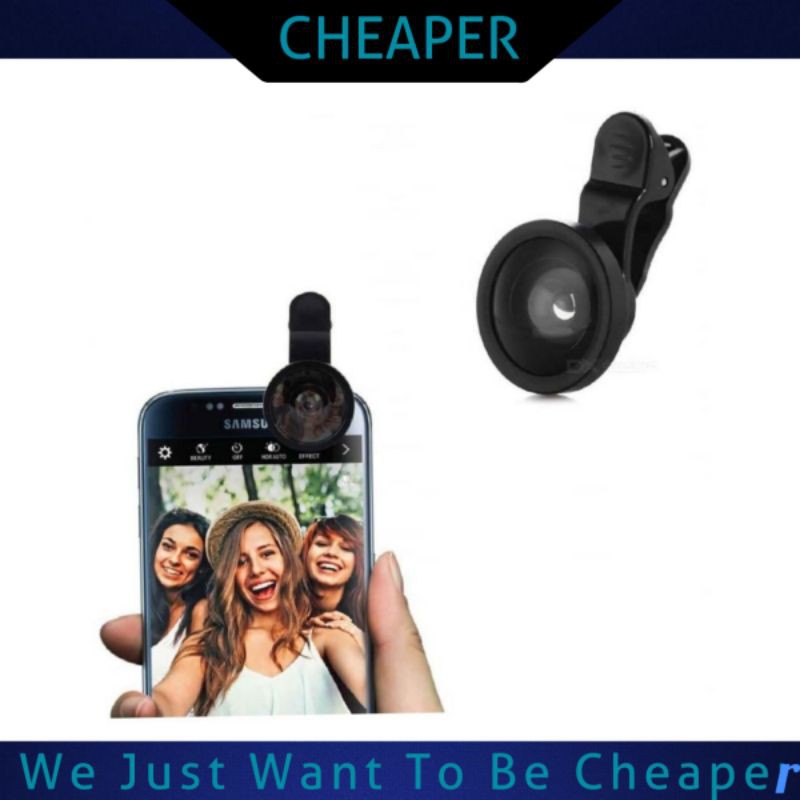 Selfie Cam Lens Universal Removeable Wide Angle Len Super Wide Lens ...