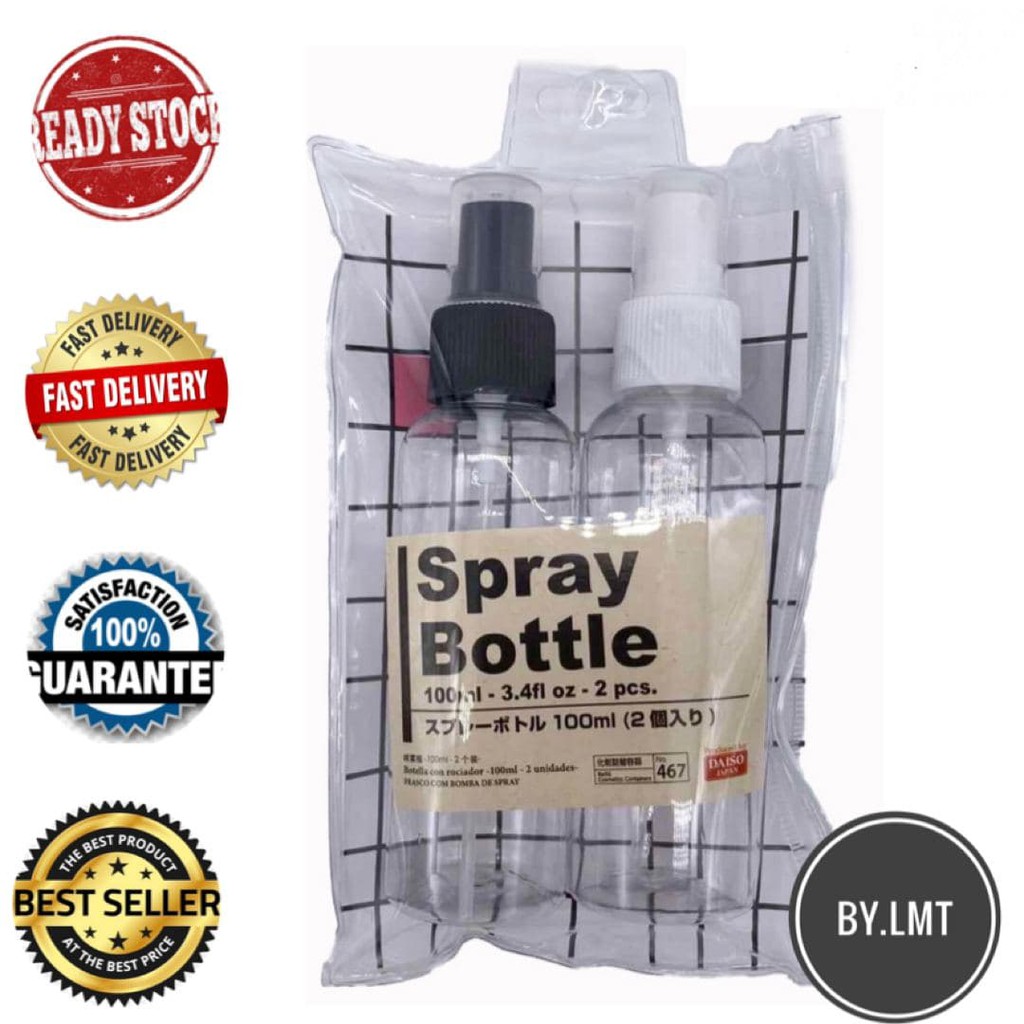 DAISO Spray Bottle (100ml x 2 Pcs) | Shopee Malaysia