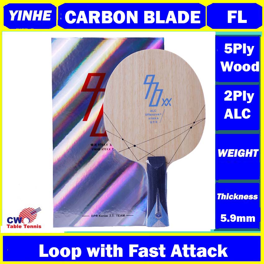 YINHE 970XX ALC 970XX-A Carbon ALC Racket Original YINHE Table Tennis ...