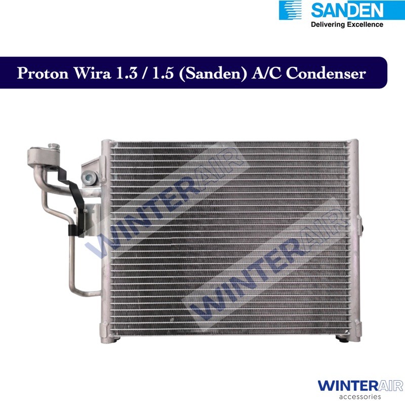 Proton Wira 1.3 / 1.5 (Sanden System) • Air Cond Condenser (New ...