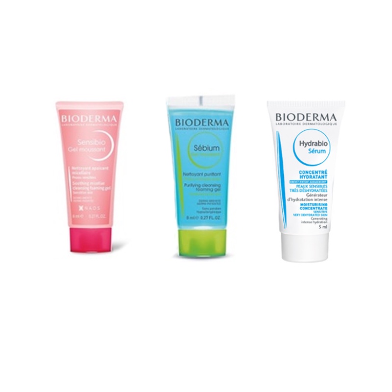 Bioderma Sensibio Soothing Cleansing Foaming Gel Sensitive Skin 8ml ...