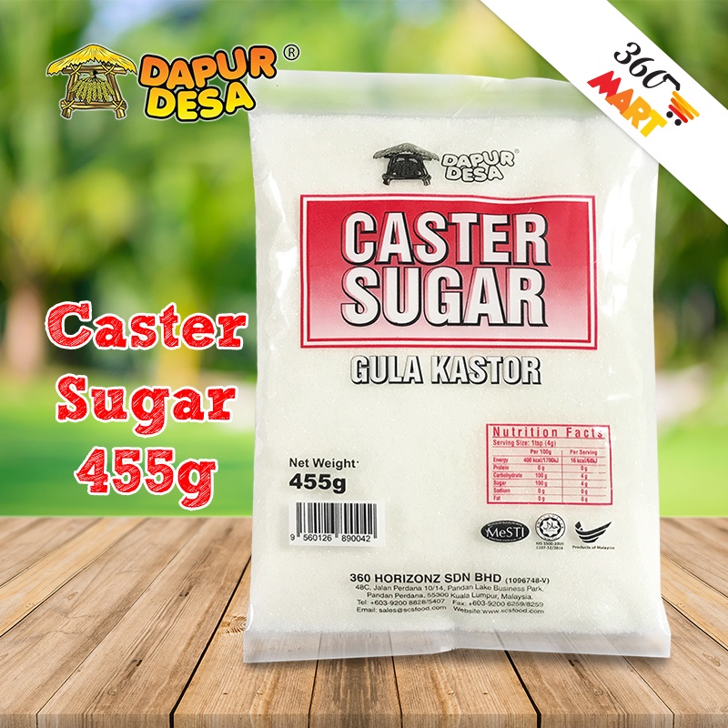 Dapur Desa HALAL Caster Sugar 455g / Castor sugar / Gula Kastor 细砂糖 ...