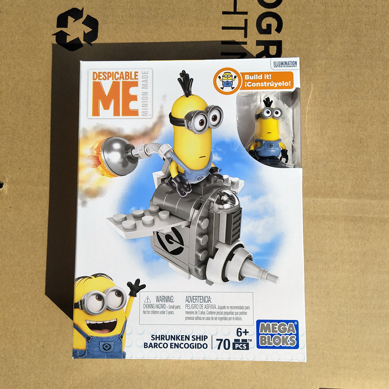 MEGA, Minions assembled building blocks, with twenty different styles ...