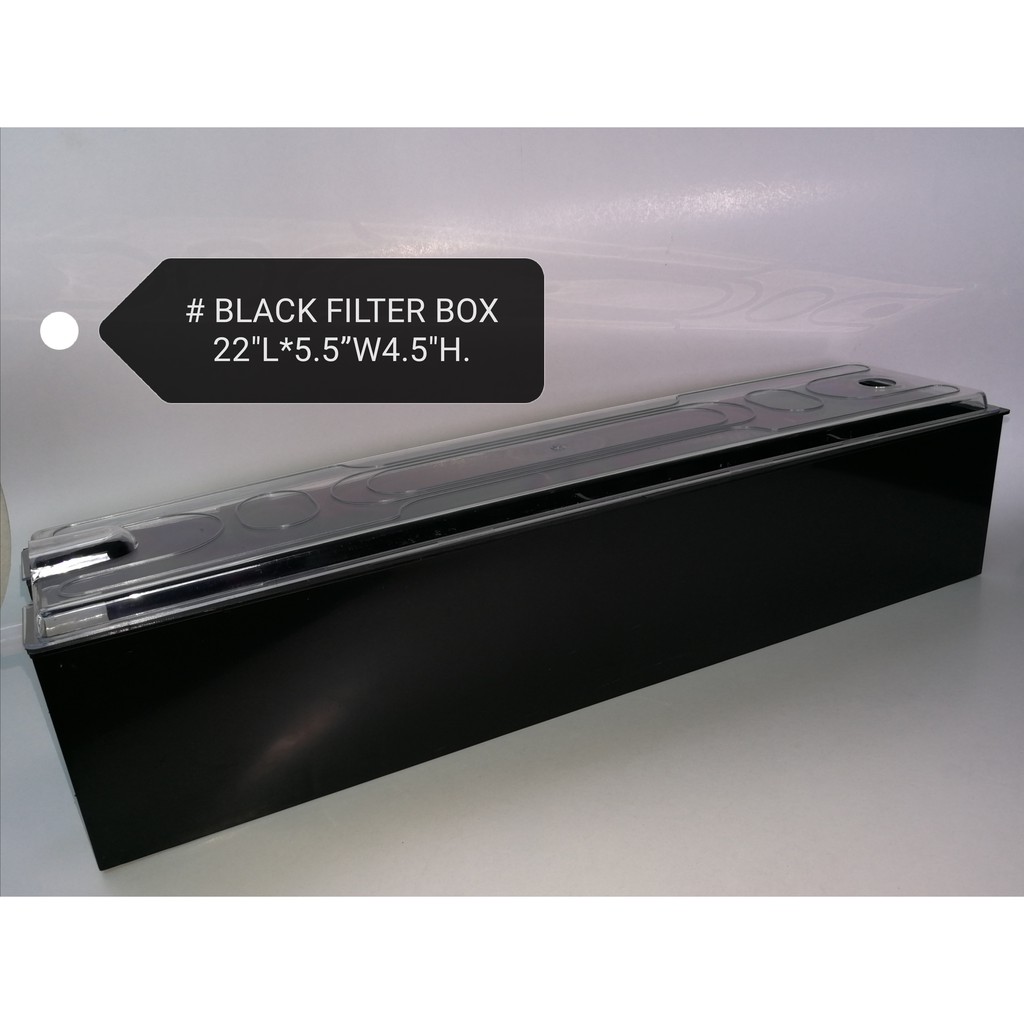 Top Filter Box for Aquarium 22'' x 5'' x 4.5'' (M) | Shopee Malaysia