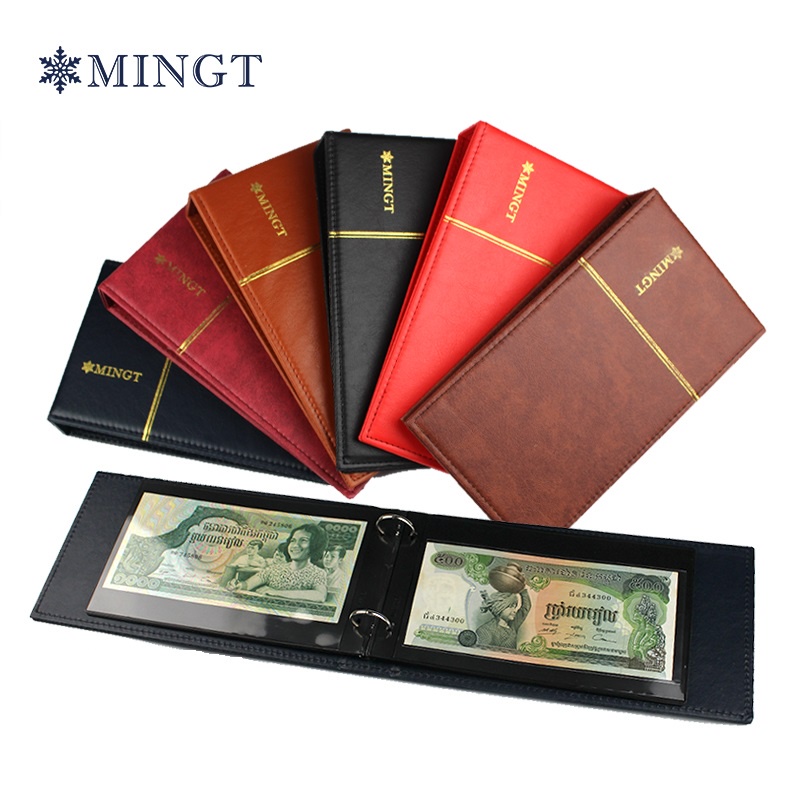 [Ring File] PCCB MINGT Banknote Stock Sheet Clear Album (Empty Album ...