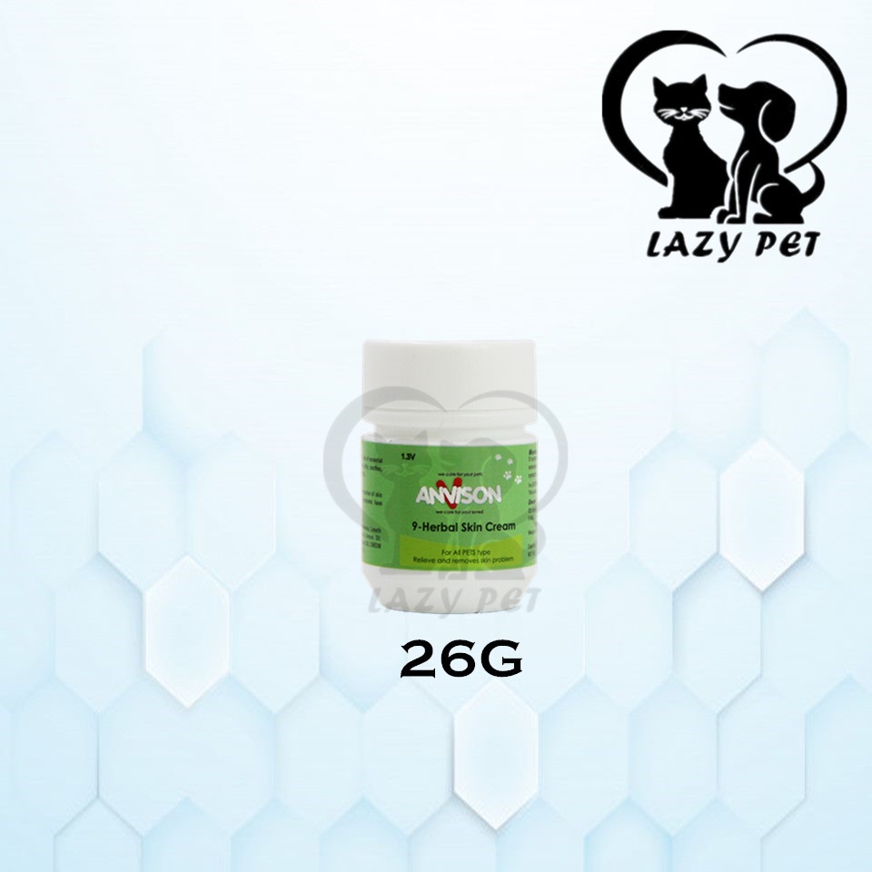Anvison 9-Herbal Skin Cream for Dog & Cat 26G | Shopee Malaysia