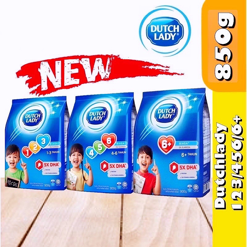 Dutch Lady 850g(step 123)Plain Formulated Milk Powder 850g/Dutch Lady ...