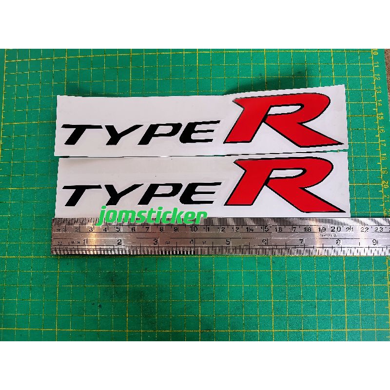 Sticker Honda Civic FD Type R (Sticker cutting) | Shopee Malaysia