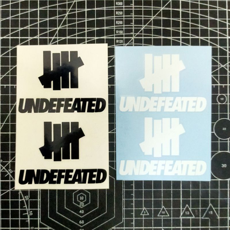 UNDEFEATED LOGO CUTTING STICKER | Shopee Malaysia