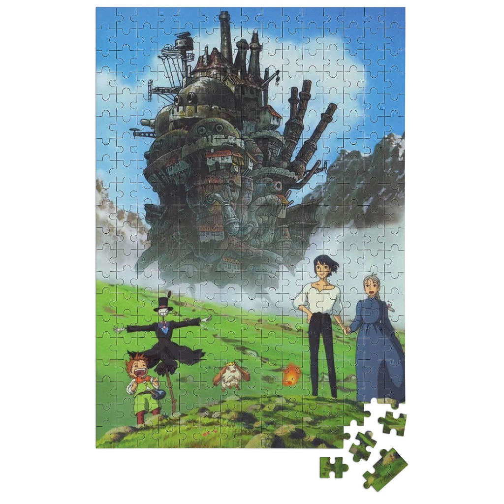 Howls Moving Castle Children Puzzle 300 Pieces Cartoon Puzzle Gifts ...