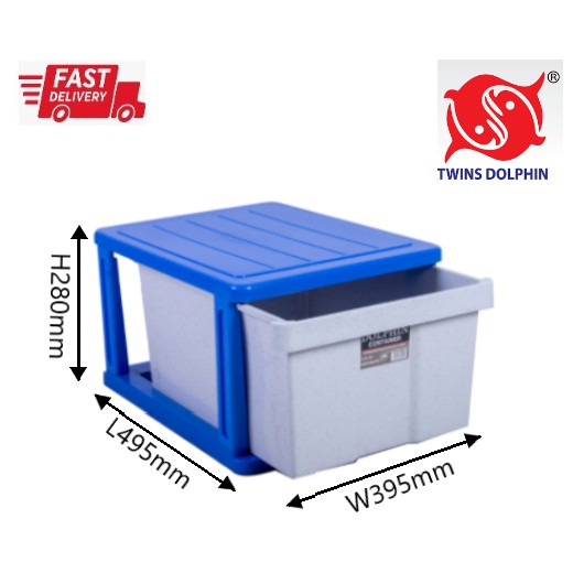 [Ready Stock] TWINS DOLPHIN CONTAINER / DRAWER#1 STAGE | Shopee Malaysia