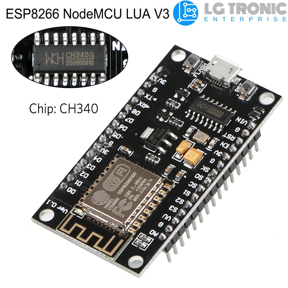ESP8266 serial WiFi module NODEMCU Lua V3 IoT Development Board CH340 Arduino | Shopee Malaysia