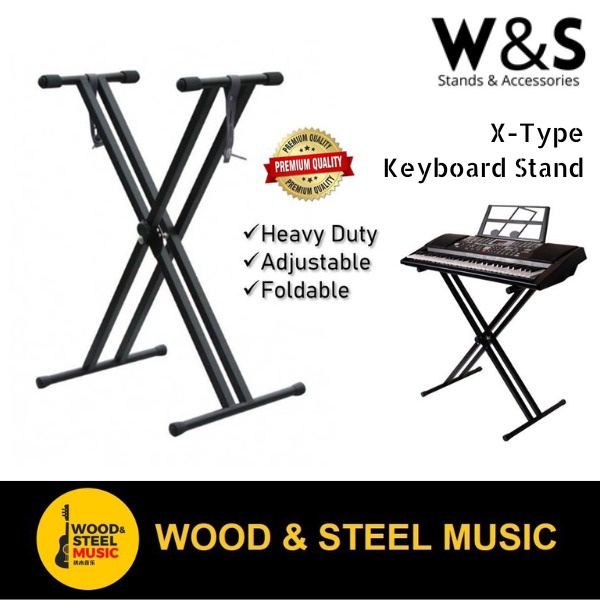 W&S Heavy Duty Adjustable and Foldable Keyboard Stand | Shopee Malaysia