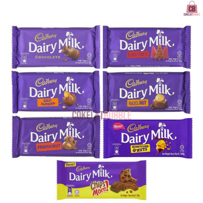 Cadbury Dairy Milk Chocolate 160g / 165g | Shopee Malaysia