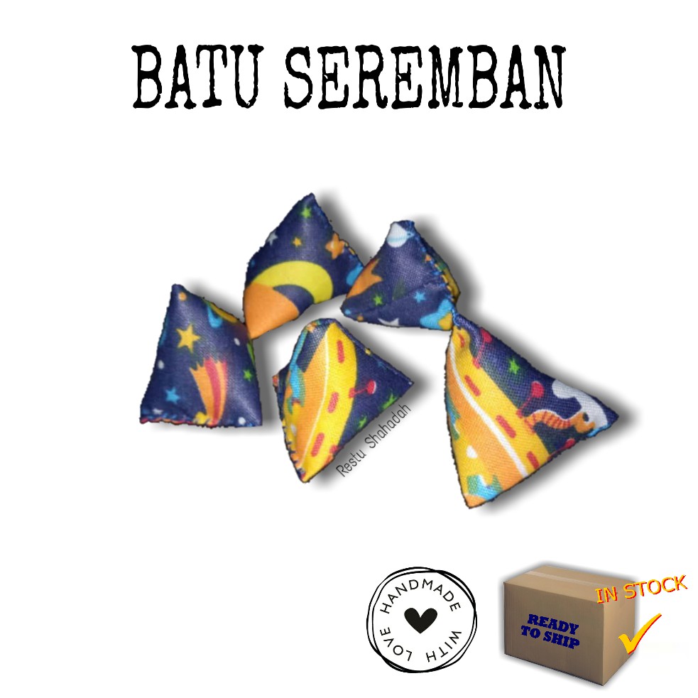 HANDMADE BATU SEREMBAN 5 BIJI || INDOOR GAMES || PERMAINAN TRADISIONAL ...