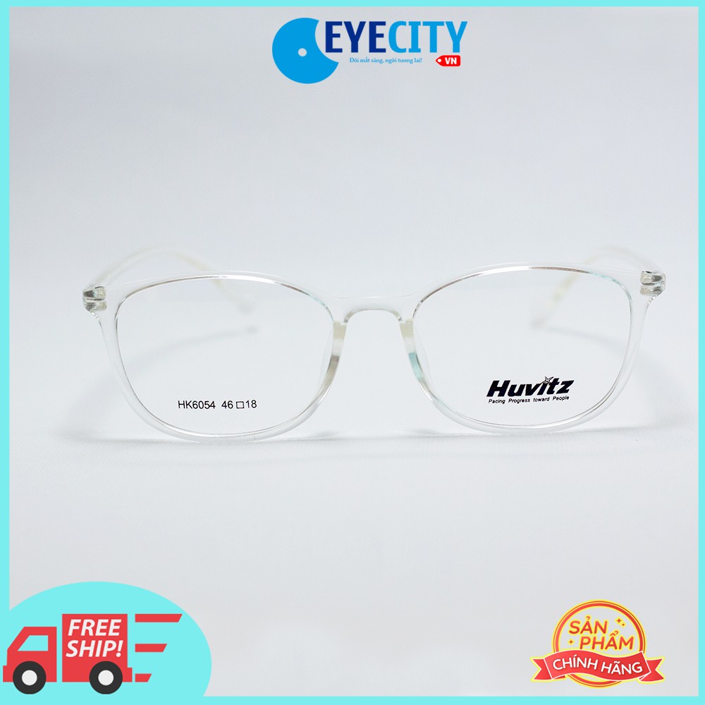 Korean fashion eyeglass frames HUVITZ plastic HK6054 white - C26 ...
