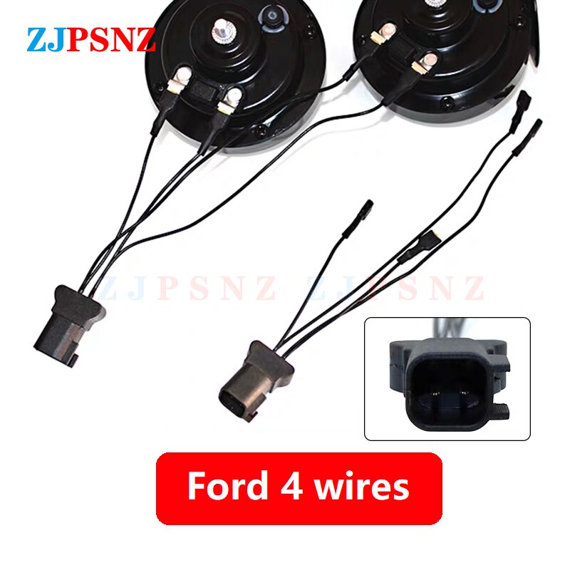 LY 2Pcs Car Horn Plug Universal Snail Horn Socket Dedicated Horns ...