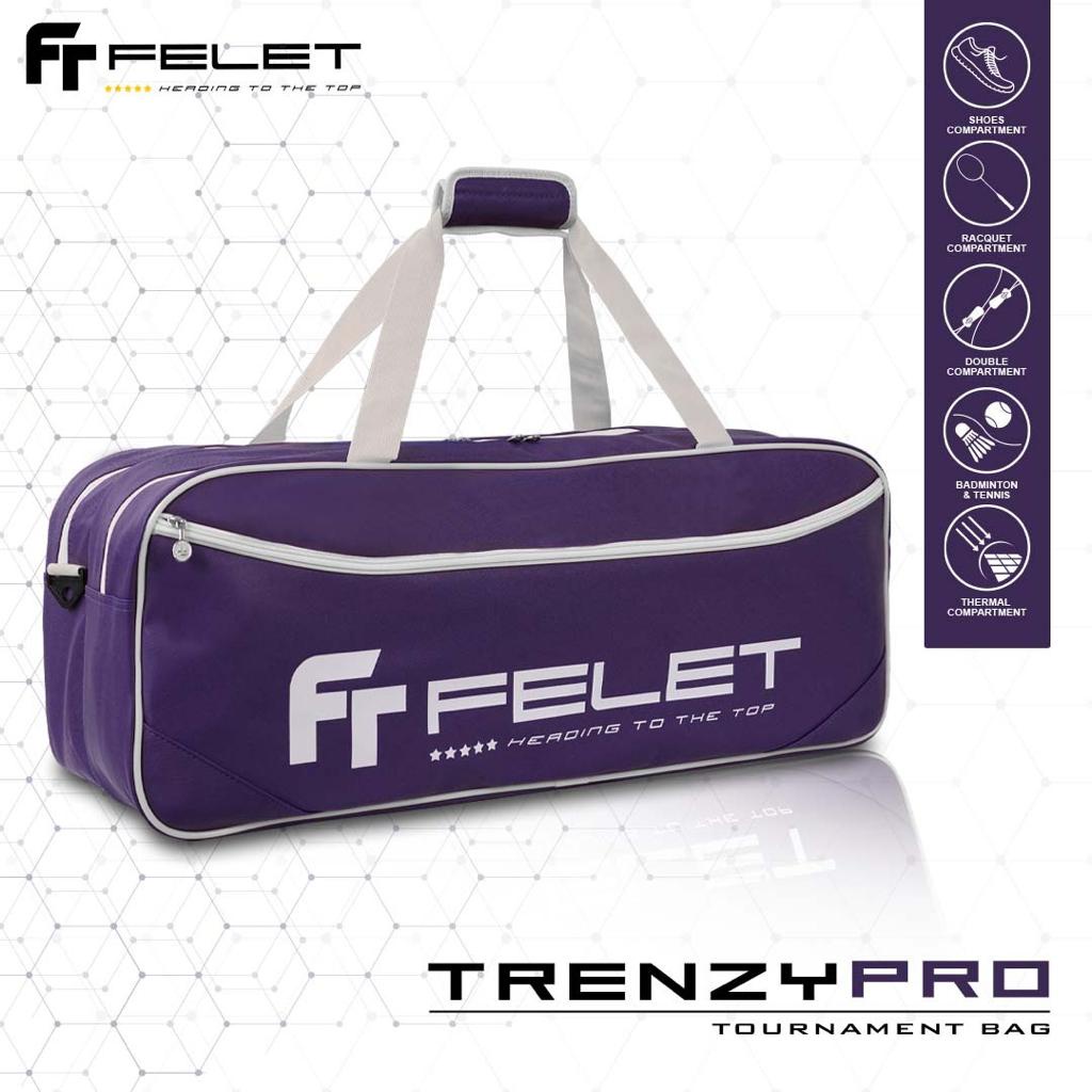 FElet Trenzy PRO Thermal Rackets Bag Badminton Raket Beg Felet Bag ...