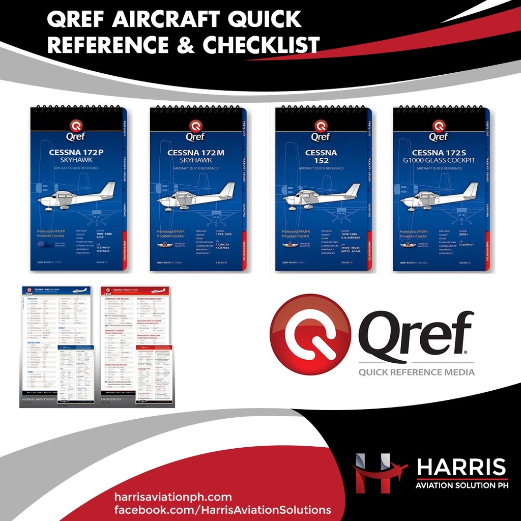 CESSNA QREF CHECKLIST DELUXE REFERENCE | Shopee Malaysia
