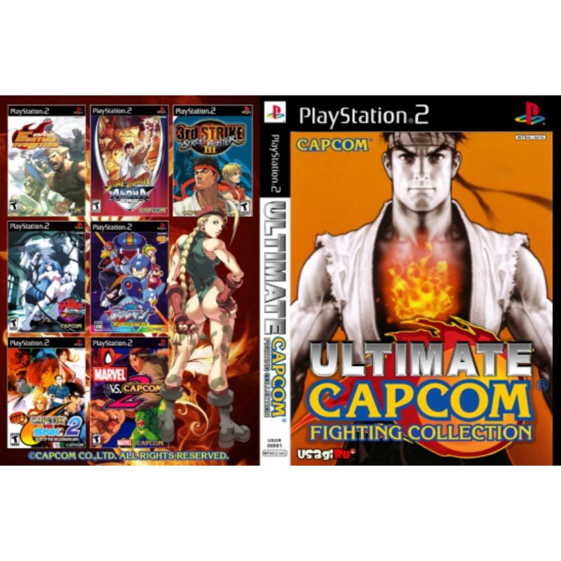 Ultimate Capcom Fighting Collection 7 game in 1 disc Ps2 ( | Shopee ...