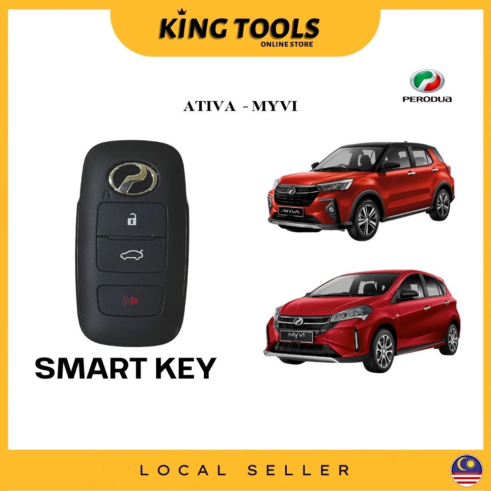 Perodua Ativa and Myvi 2022 Facelift Smart Key Replacement without ...