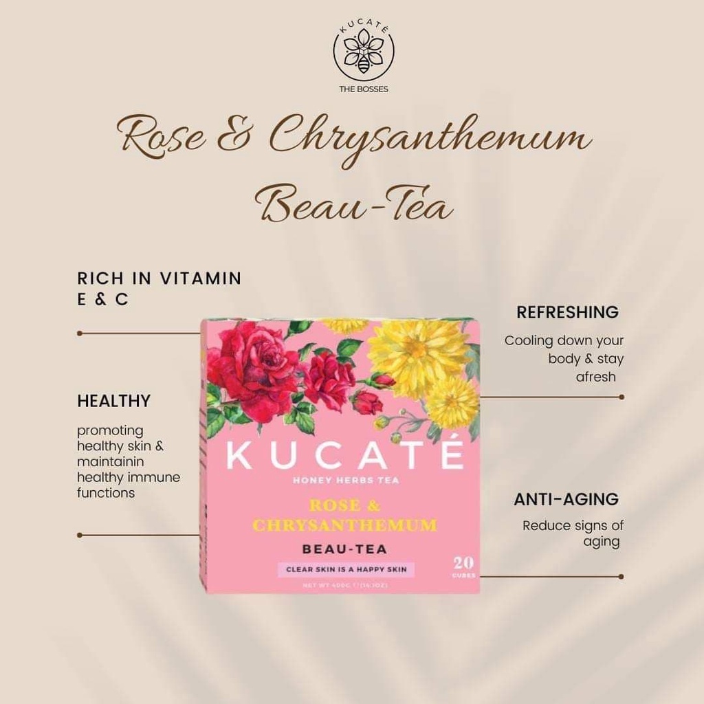 Tea KUCATE by Neelofa Family Air Teh Minuman Kesihatan Herbal Tea Drink ...