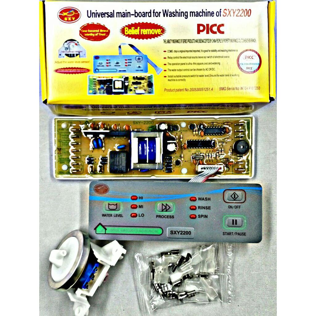 WASHING MACHINE MULTI PCB BOARD WITH WATER LEVEL SWICTH SXY2200 ...