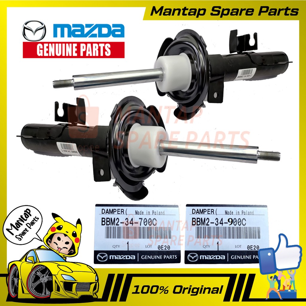 MAZDA GENUINE PARTS FRONT RIGHT LEFT SET SHOCK ABSORBER SUSPENSION ...
