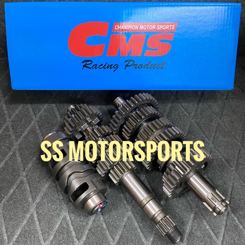 GEARBOX CMS Y15ZR/LC135 5S/FZ150 - 5 SPEED > 6 SPEED (GEAR BOX 6S) (100% ORIGINAL CMS) | Shopee ...