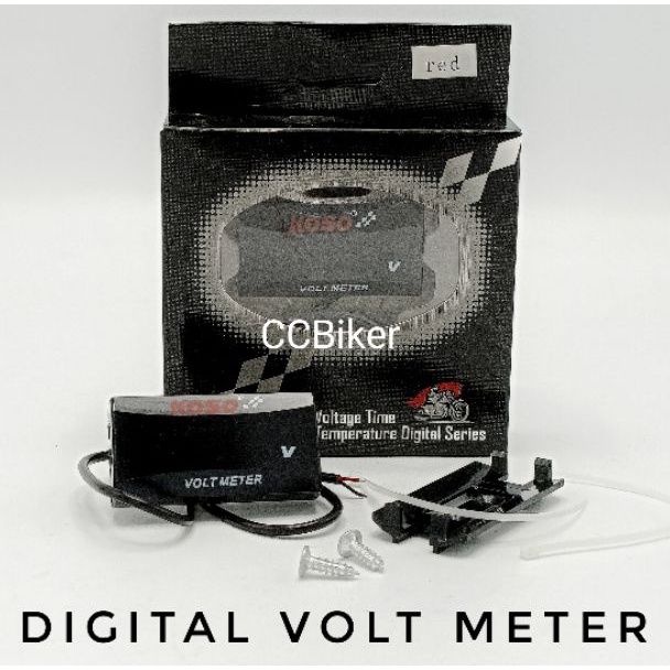UNIVERSAL Volt Meter KOSO Thailand DIGITAL Battery WATERPROOF LED ...