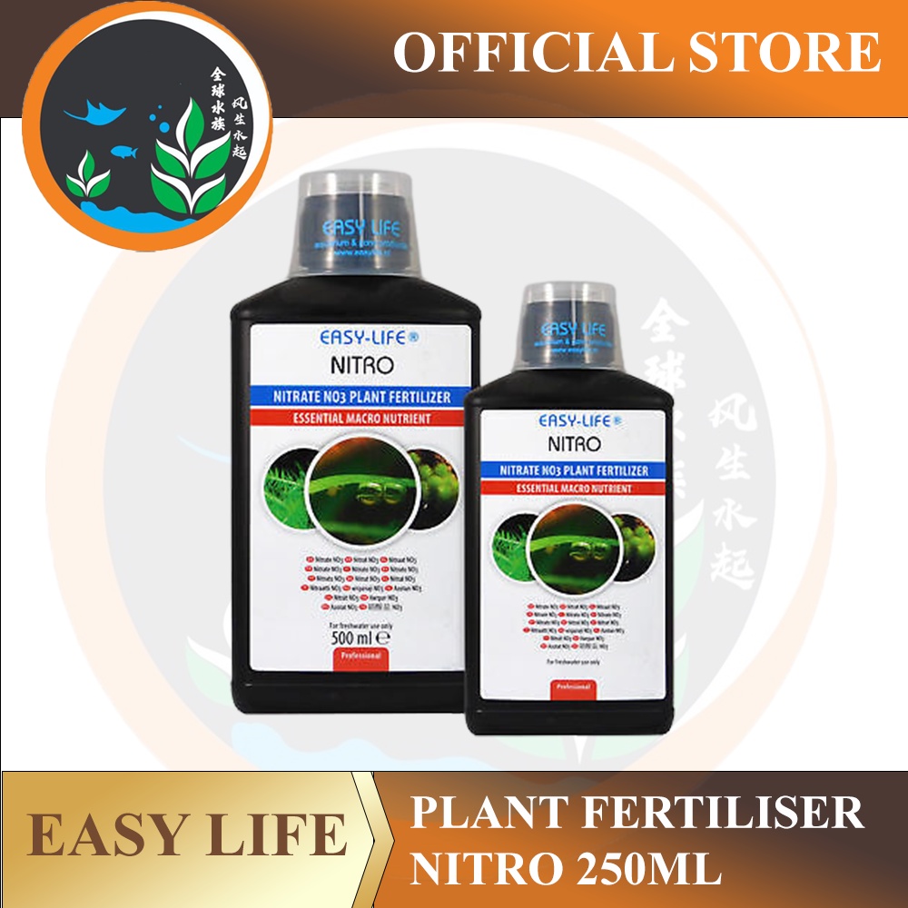 Fluval Easy Life Nitro 250 ml Fertilizer Fert Baja Pokok Hidup Aquarium Akuarium Planted ...