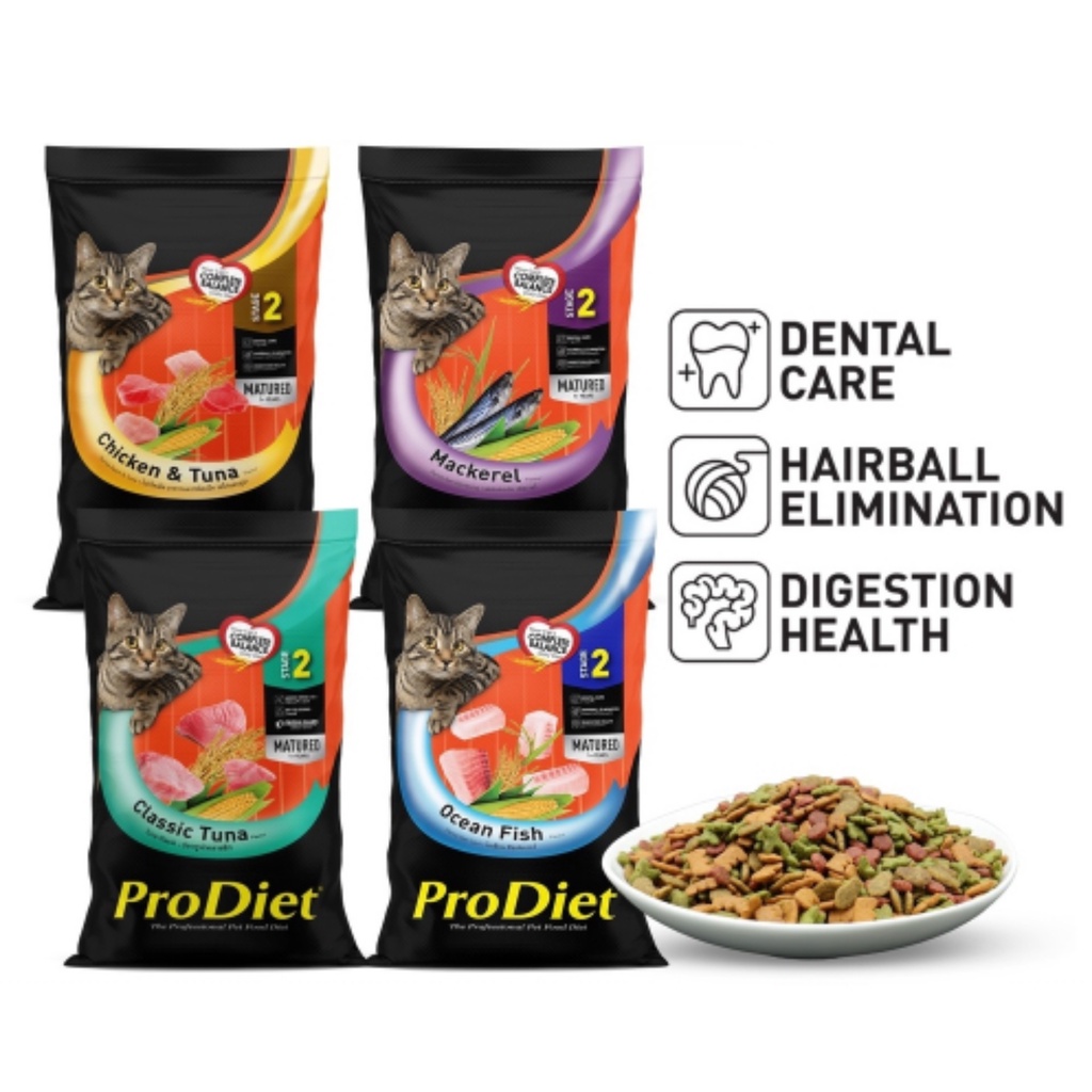 ProDiet Dry Cat Food (500g) | Shopee Malaysia