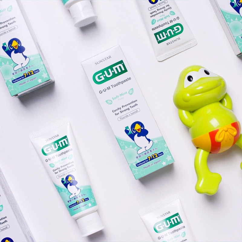 GUM Kid Oral Care Full Set ToothPaste ToothBrush Mouthwash Kid Care Set ...