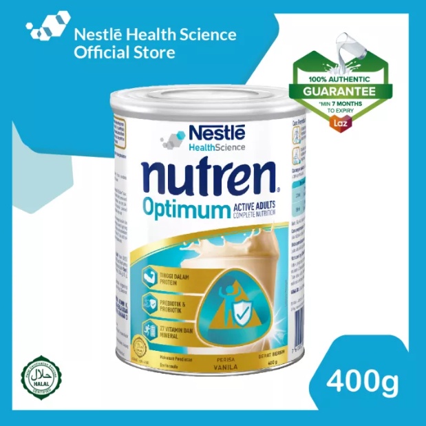 Nutren Optimum complete nutrition 800g/ 2x800g FREE 400g (Expiry 02/2027) | Shopee Malaysia
