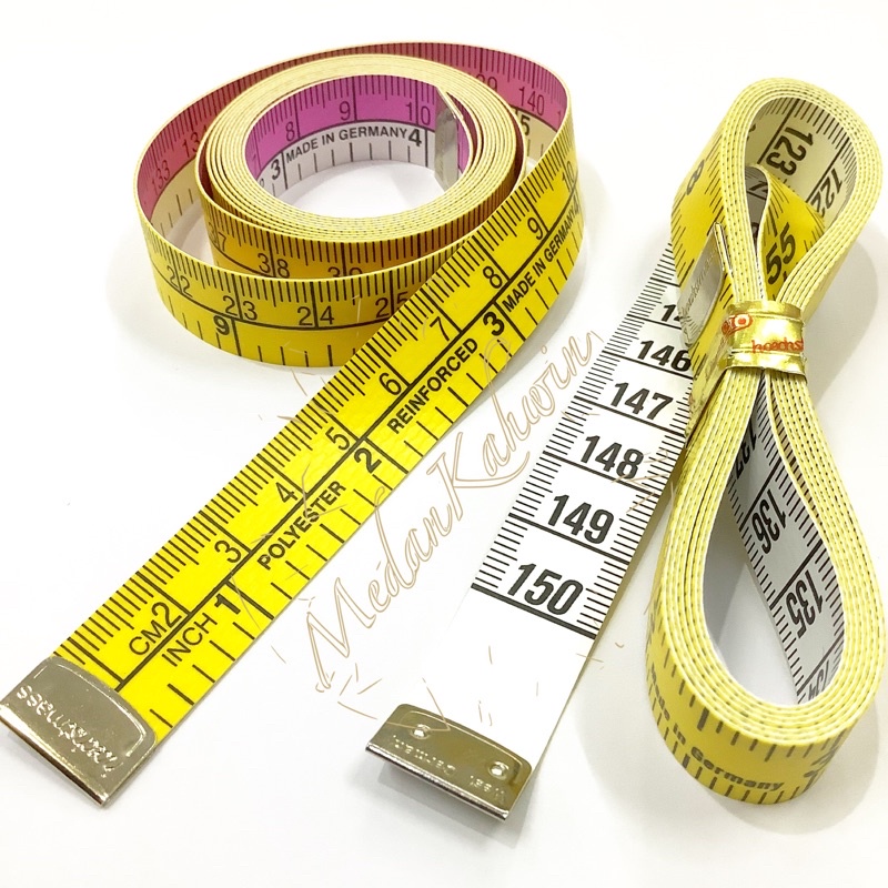 #BJ0056C 1.5 meter Pita Ukur ORI Germany Hoechstmass Genuine Measuring ...