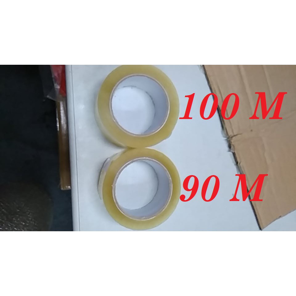 Packaging Tape 2 inches * 90 / 100 Meter Clear / Brown ( Tan ) | Shopee ...