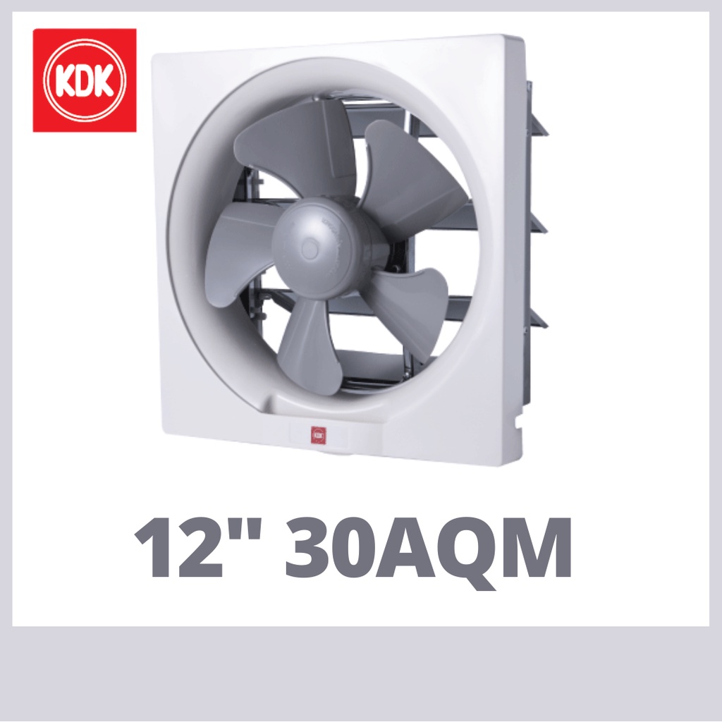 KDK EXHAUST FAN (WALL) 8"/10"/12" 20AQM/25AQM/30AQM VENTILATION FAN ...
